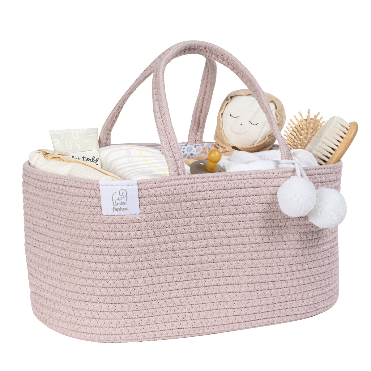 Rope Diaper Caddy | Vintage Rose – fephas